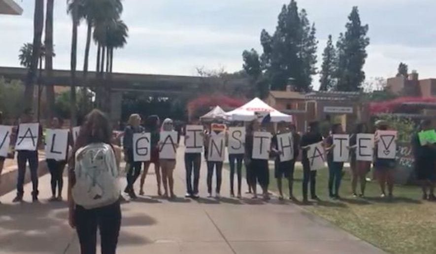 Arizona State Univ: Students Organize Anti-Trump Protest Instead Of ...
