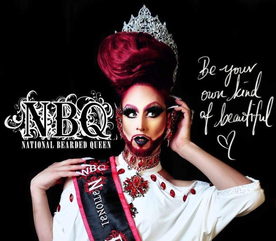 bearded drag queen